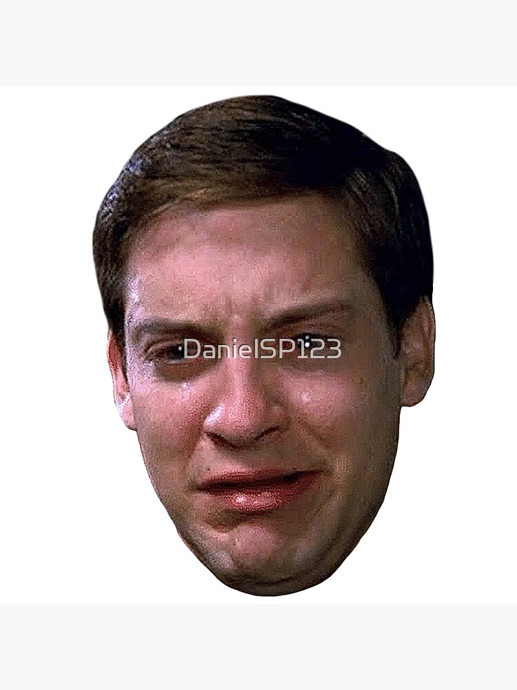 "Crying Tobey Maguire Meme" Art Print for Sale by DanielSP123 | Redbubble