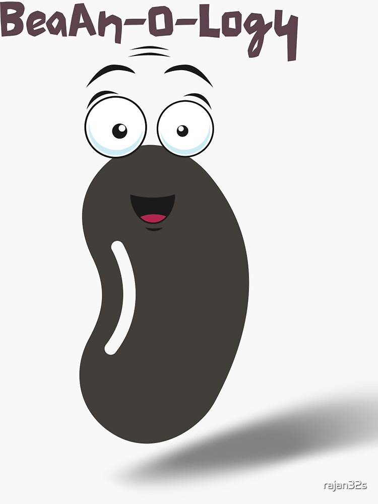 "ANGRY BEANS V 2.0" Sticker by rajan32s | Redbubble