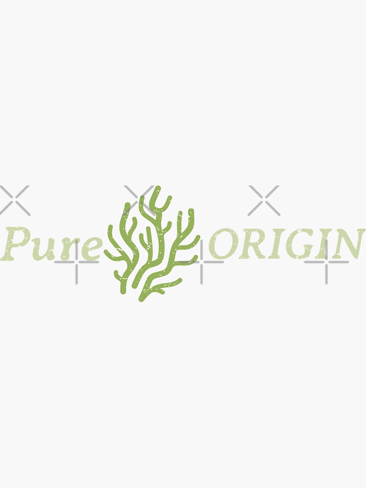 "'Pure Origin' Merch" Sticker by Organic-Tees | Redbubble