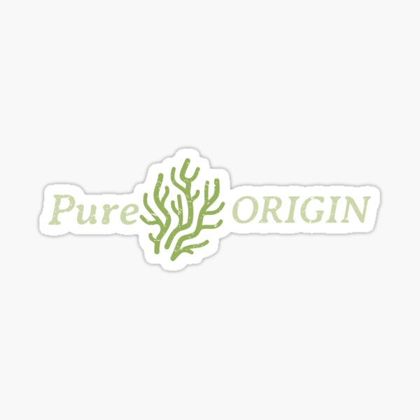 "'Pure Origin' Merch" Sticker by Organic-Tees | Redbubble