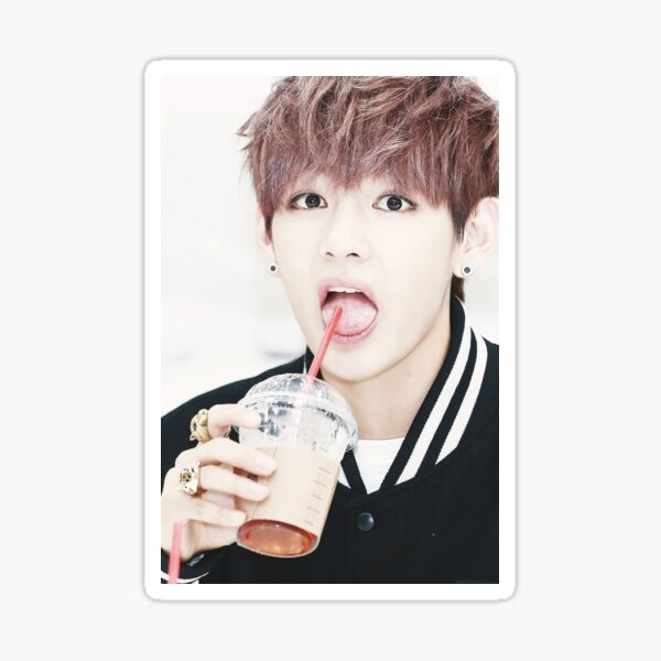 "BTS V " Sticker by kalicu | Redbubble