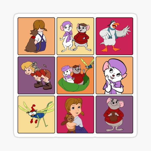 "Rescuers squares" Sticker for Sale by Nitrux | Redbubble