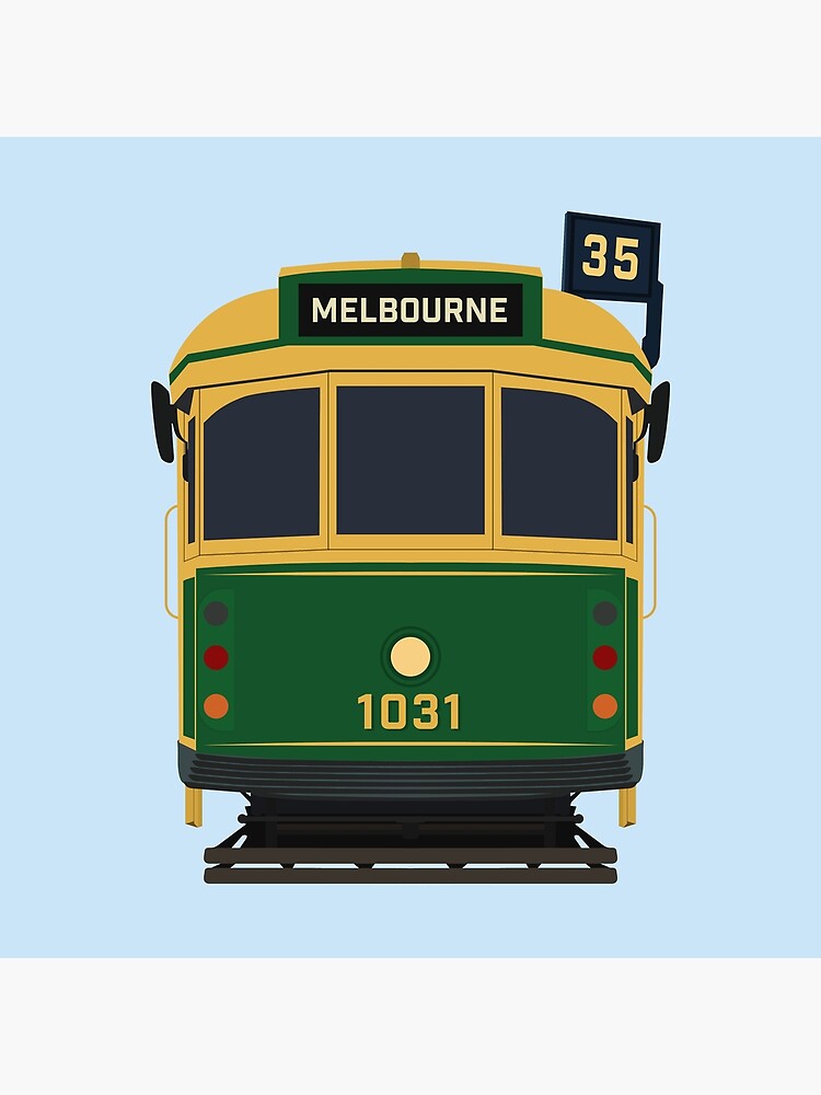 "Melbourne Tram, W-Class Front View " Photographic Print for Sale by ...