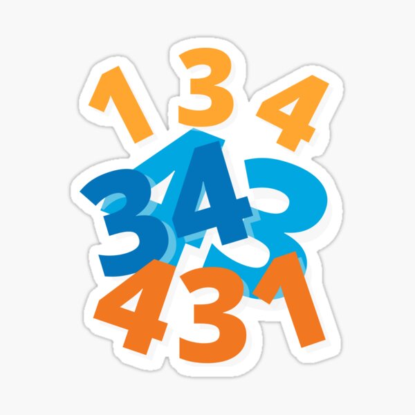 "2022's Lucky Numbers" Sticker for Sale by BritoStore | Redbubble