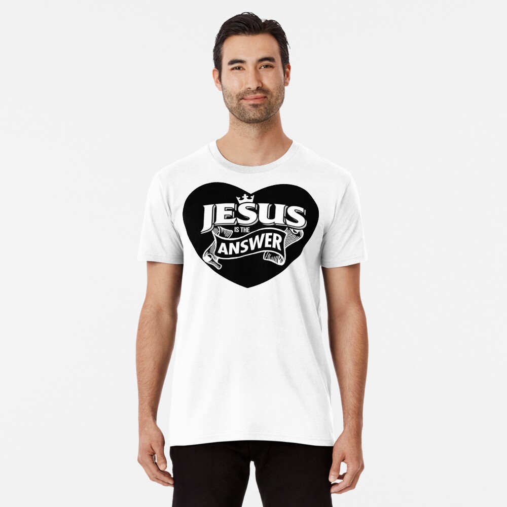 "Jesus is the Answer" Poster for Sale by shaggydawgg | Redbubble