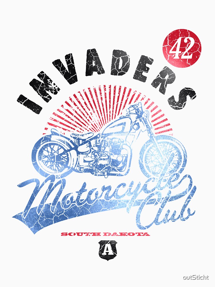 "Invaders Motorcycle Club South Dakota" Pullover Hoodie for Sale by ...