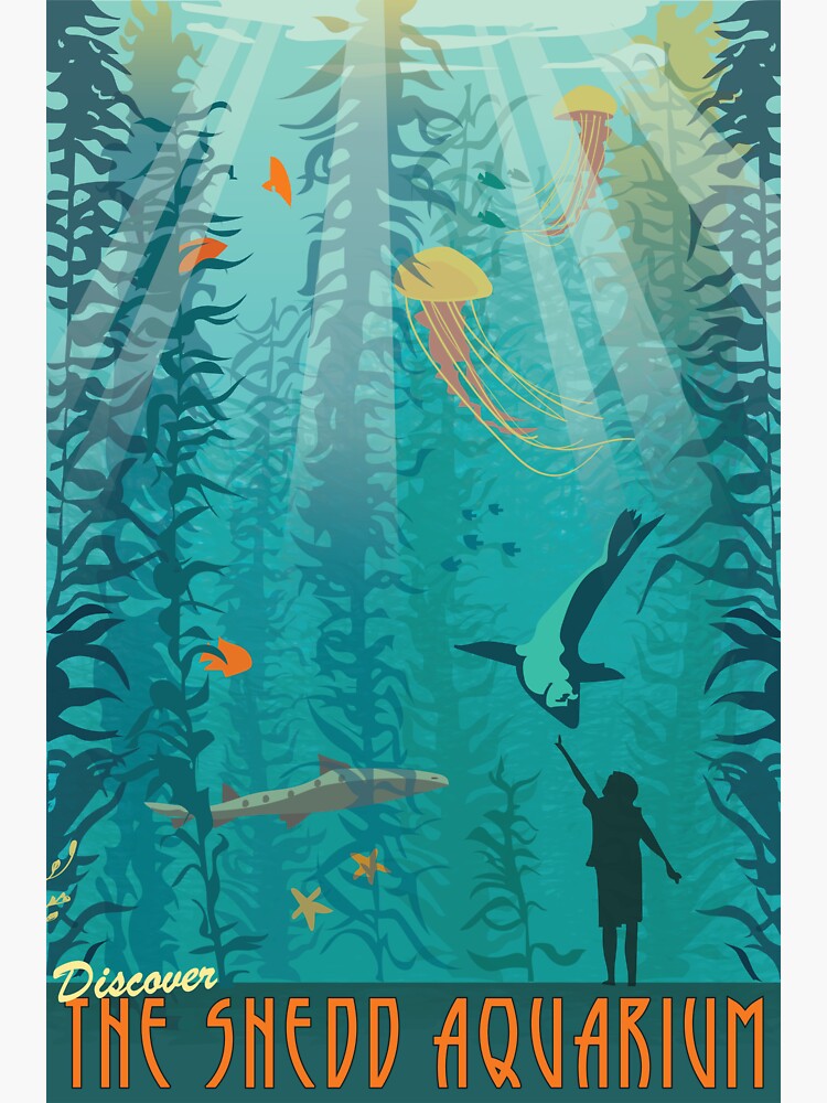 "The Shedd Aquarium" Sticker for Sale by Lydiahoop | Redbubble