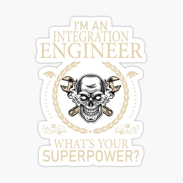 " Funny Integration Engineer design" Sticker by Hhppppp | Redbubble