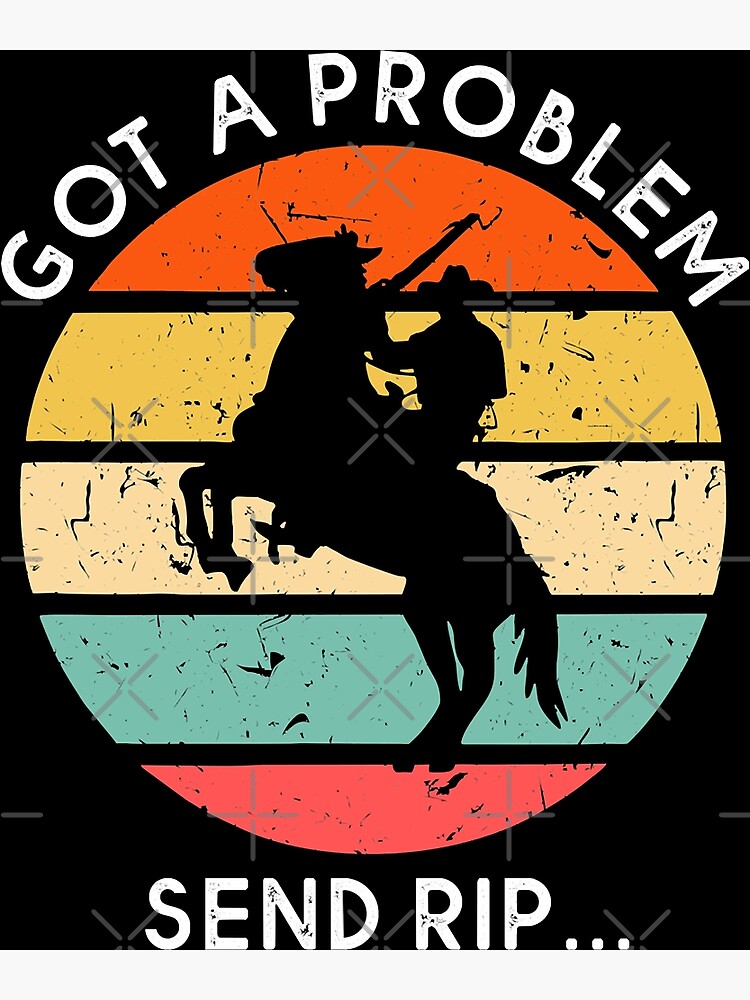 "Birthday Gift Rip Wheeler Yellowstone Rip Retro Wave" Poster for Sale ...