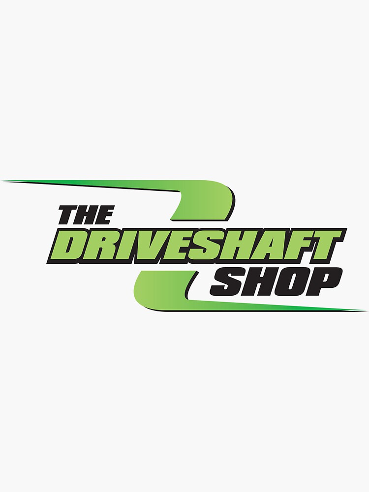 "DriveShaft Shop" Sticker by GermanRovince | Redbubble