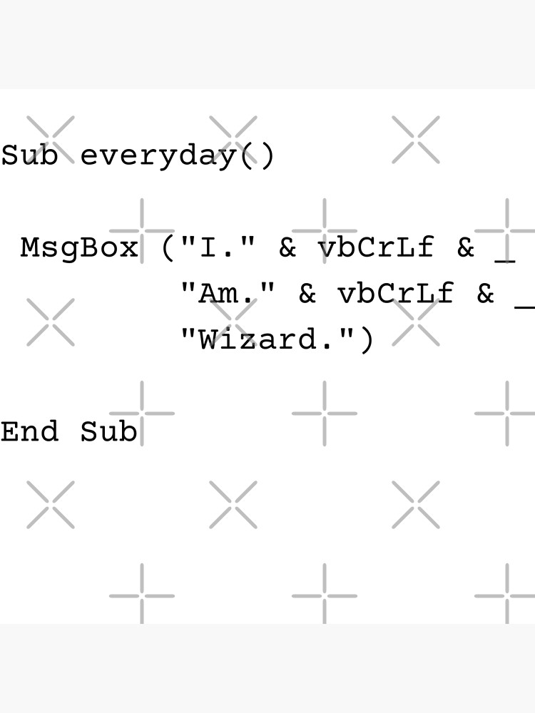"Excel - Visual Basic Design" Poster for Sale by Pixelofpaper | Redbubble