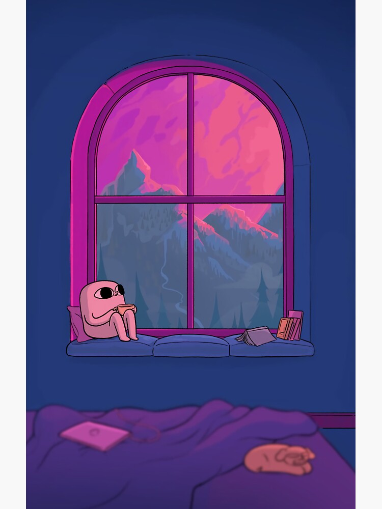 "Lonely Cartoon" Sticker for Sale by Damlaaclk | Redbubble