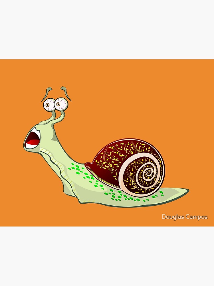 "Scared Snail" Poster for Sale by Douglas Campos | Redbubble