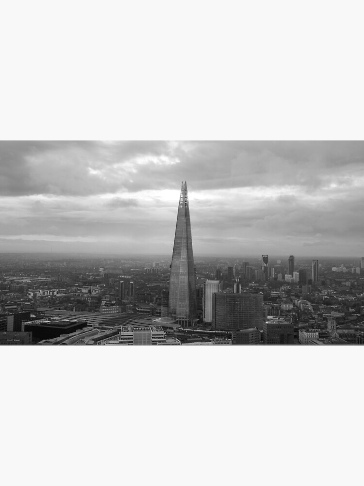 "The Shard London Black and White" Poster for Sale by santoshputhran ...