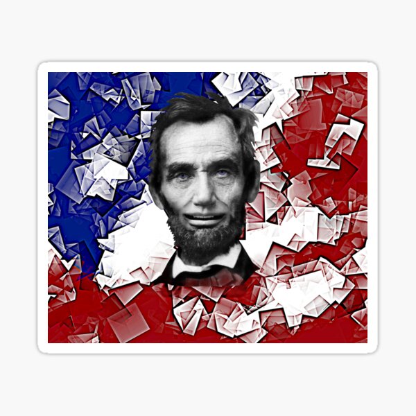 "Amazing Abe!" Sticker by Kelanna | Redbubble