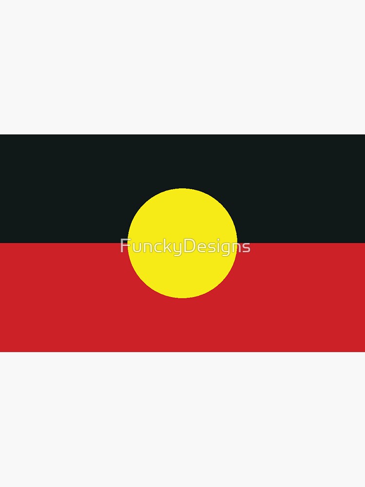 "Australia Day Aboriginal Flag" Sticker for Sale by FunckyDesigns ...