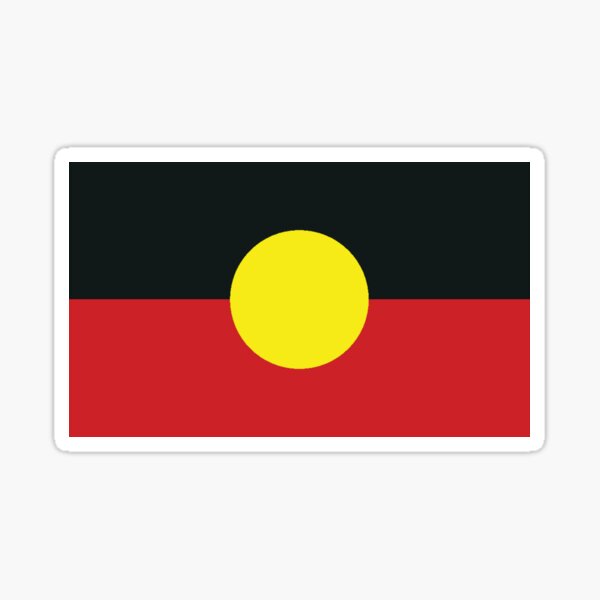 "Australia Day Aboriginal Flag" Sticker for Sale by FunckyDesigns ...
