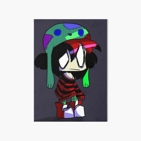 "Emo chibi" Art Board Print by Dingusplease | Redbubble