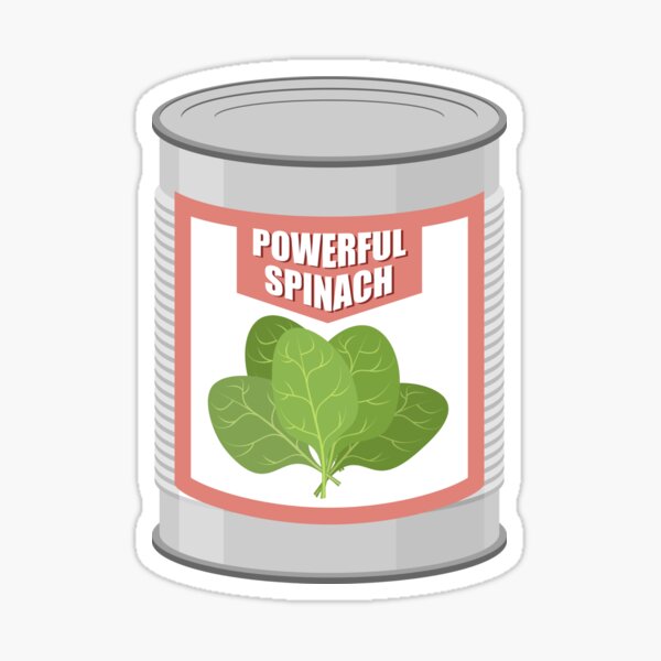 "improve strength and muscle function with the Spinach" Sticker for ...