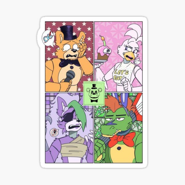 "fnaf security breach" Sticker by TrebenDesings | Redbubble