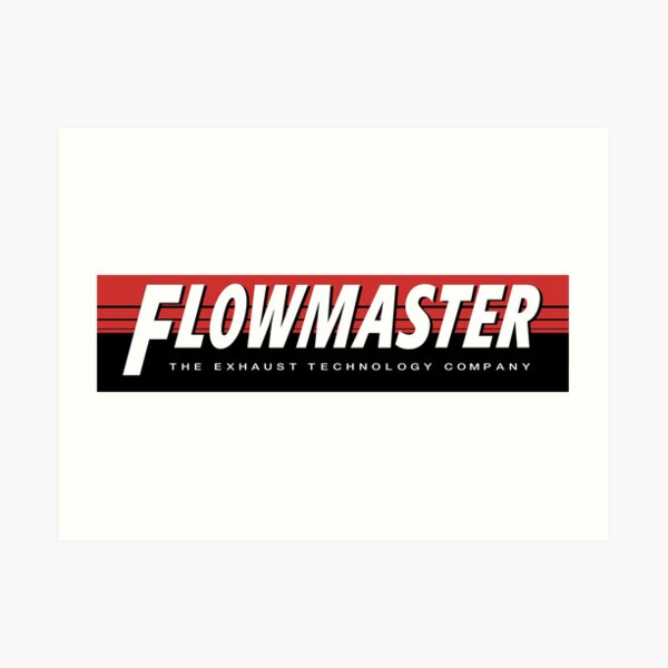 "Flowmaster Exhaust Logo" Art Print by peteroldfield | Redbubble