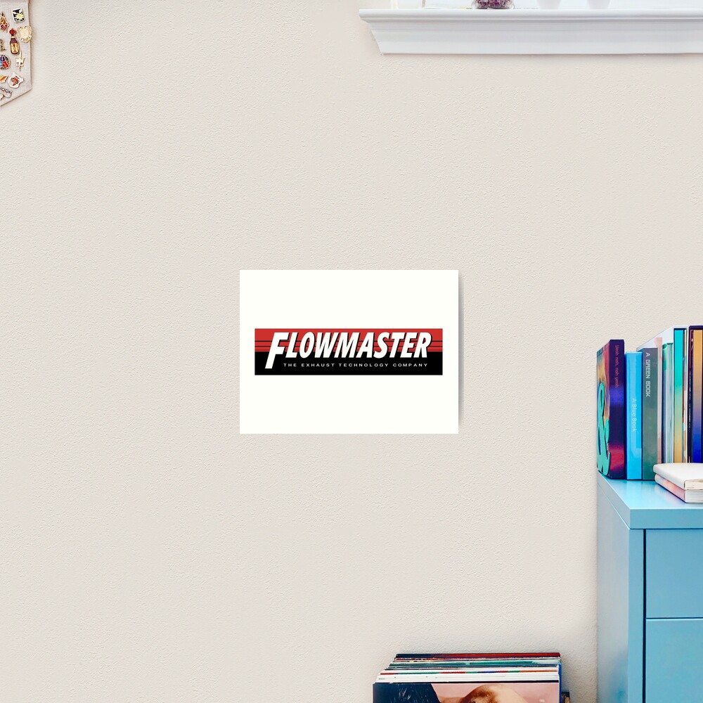 "Flowmaster Exhaust Logo" Art Print by peteroldfield | Redbubble
