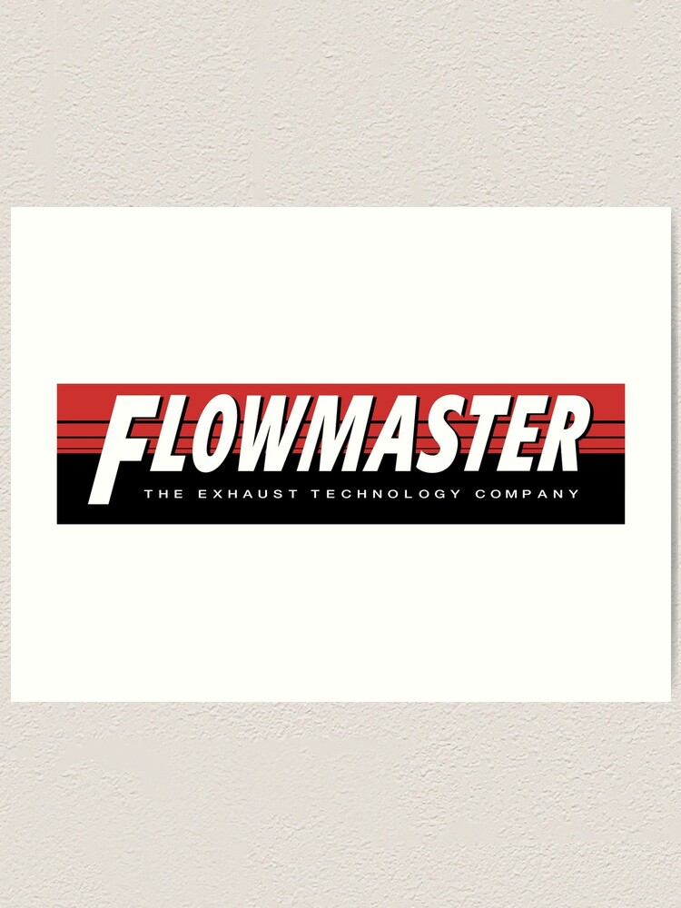 "Flowmaster Exhaust Logo" Art Print by peteroldfield | Redbubble