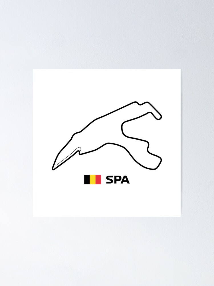 "Circuit 2022 - Fourteenth Race of the Season (SPA GP)" Poster for Sale ...
