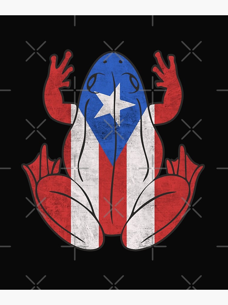 Lámina fotográfica «Rana Bandera de Puerto Rico Regalos Patrióticos del ...