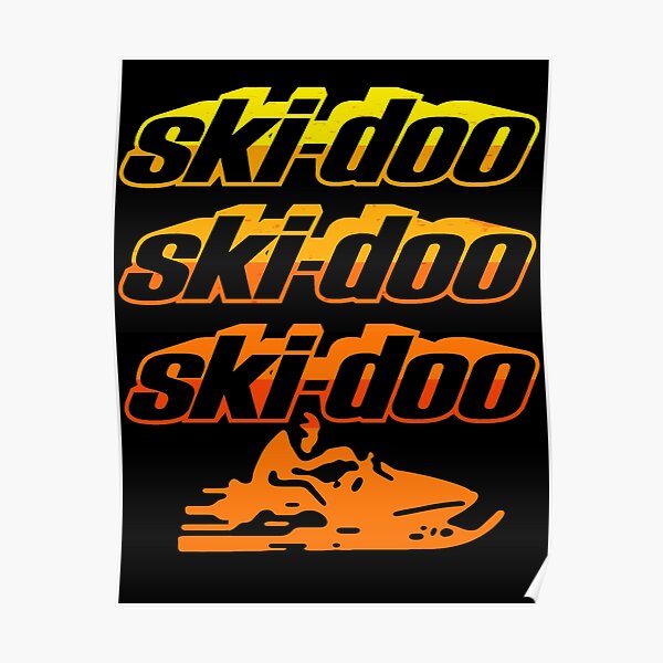 "Ski Doo Show Mats" Poster by Memoryvault | Redbubble