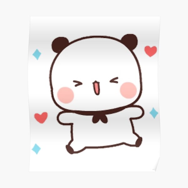 "Bubu Is So Happy Because Dudu Gives Her A Gift" Poster for Sale by ...