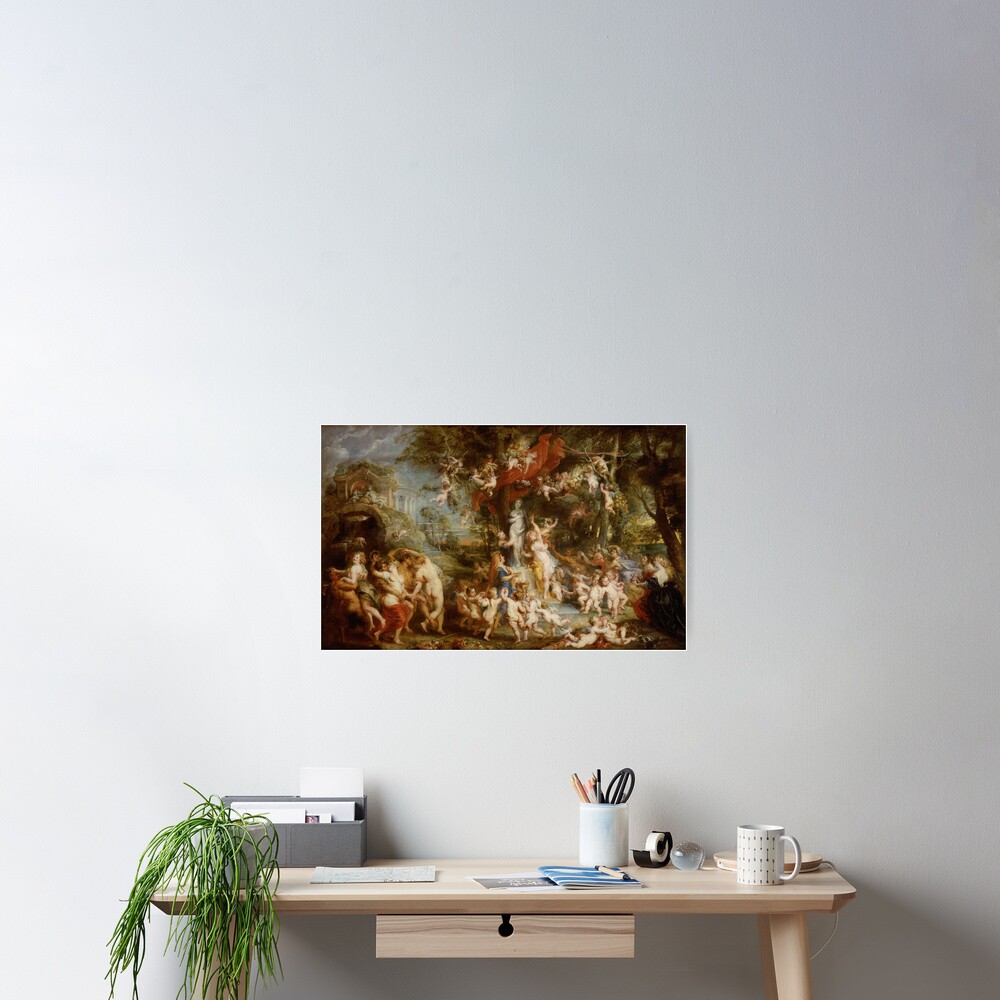 "Peter Paul Rubens The Feast of Venus" Poster for Sale by ...