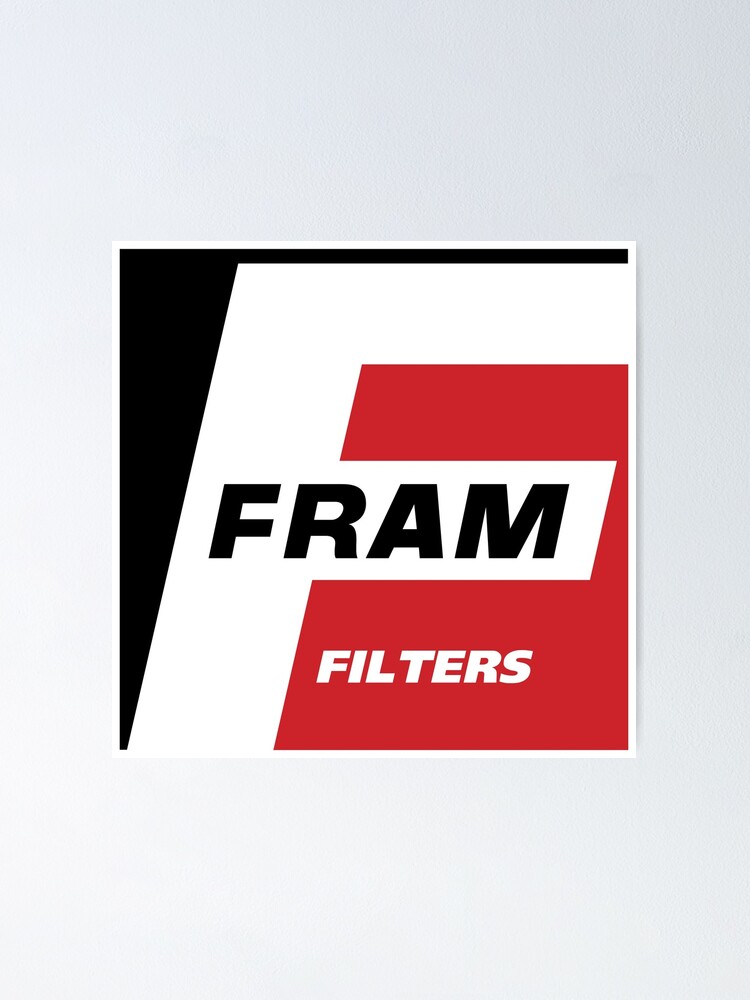 "FRAM Oil Filters logo" Poster by peteroldfield | Redbubble