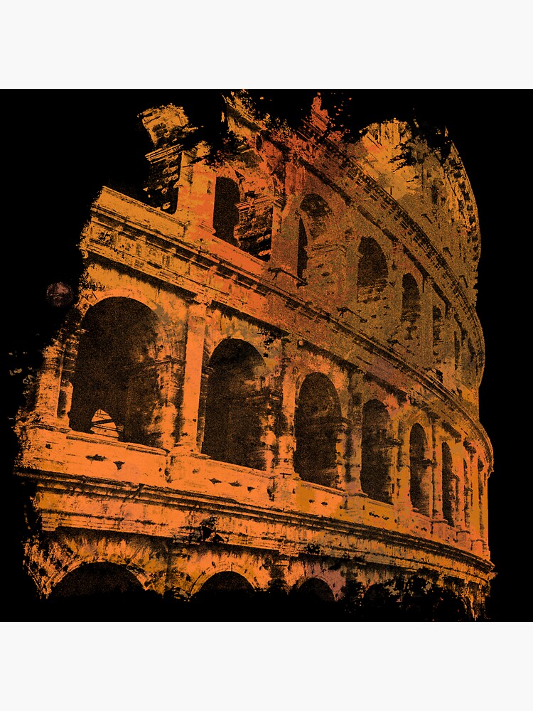 "Rome - Colosseum Art " Sticker for Sale by ErianAndre | Redbubble