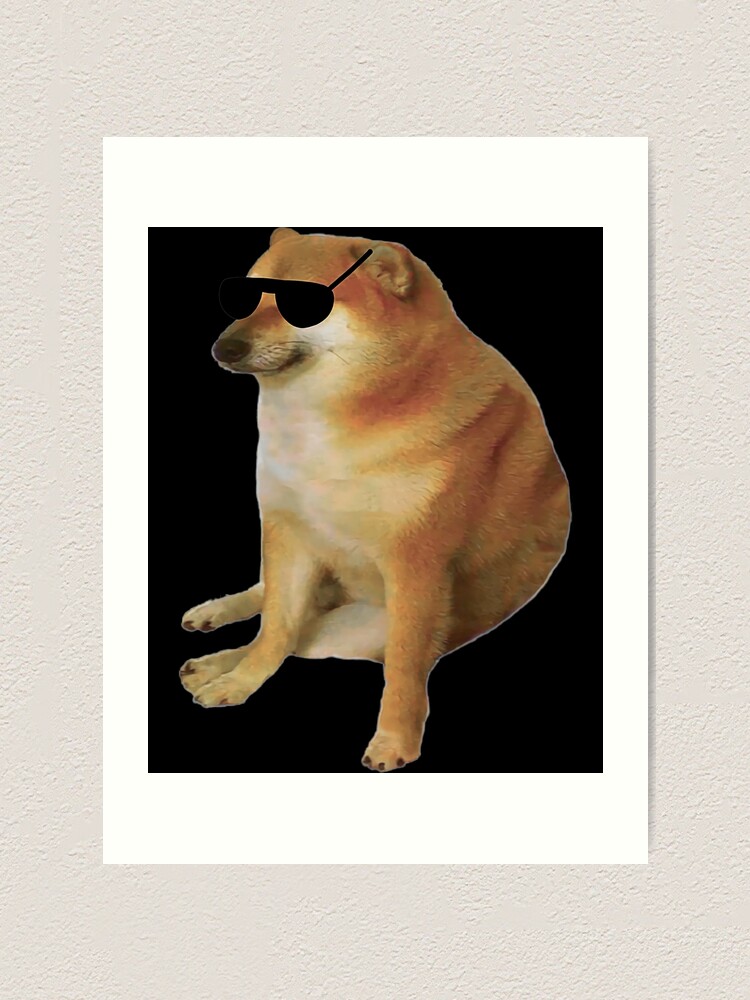 "Cheems Meme" Art Print by Kenriffeyoi | Redbubble