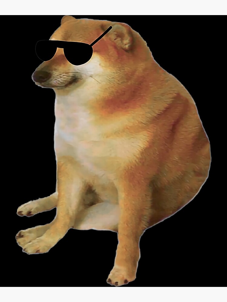 "Cheems Meme" Photographic Print by Kenriffeyoi | Redbubble