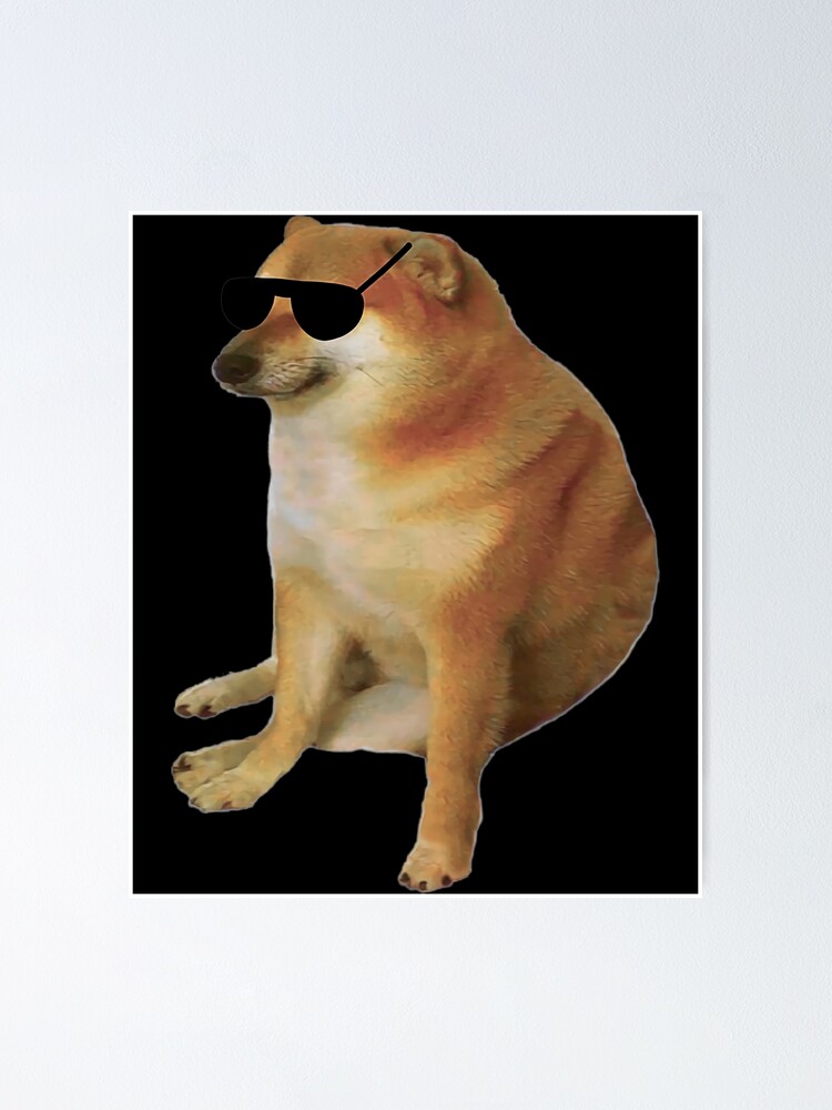 "Cheems Meme" Poster for Sale by Kenriffeyoi | Redbubble