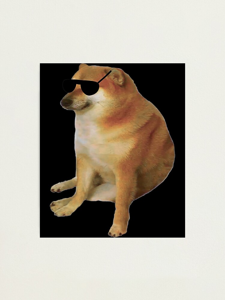 "Cheems Meme" Photographic Print by Kenriffeyoi | Redbubble