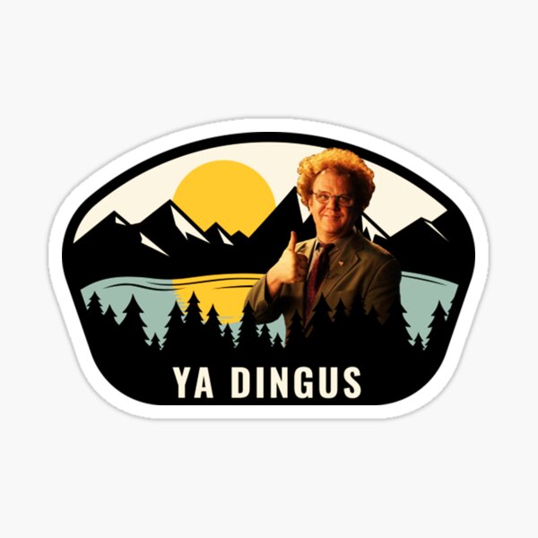 "Steve Brule Ya Dingus" Sticker by TanyaWuckert | Redbubble