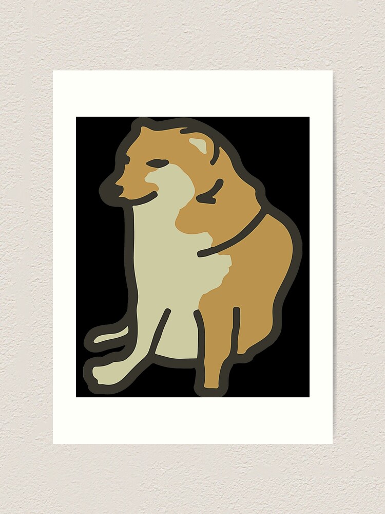 "Cheems Meme" Art Print for Sale by Kenriffeyoi | Redbubble