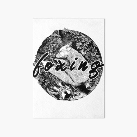"Foxing Illustrated" Art Board Print for Sale by moonflow | Redbubble