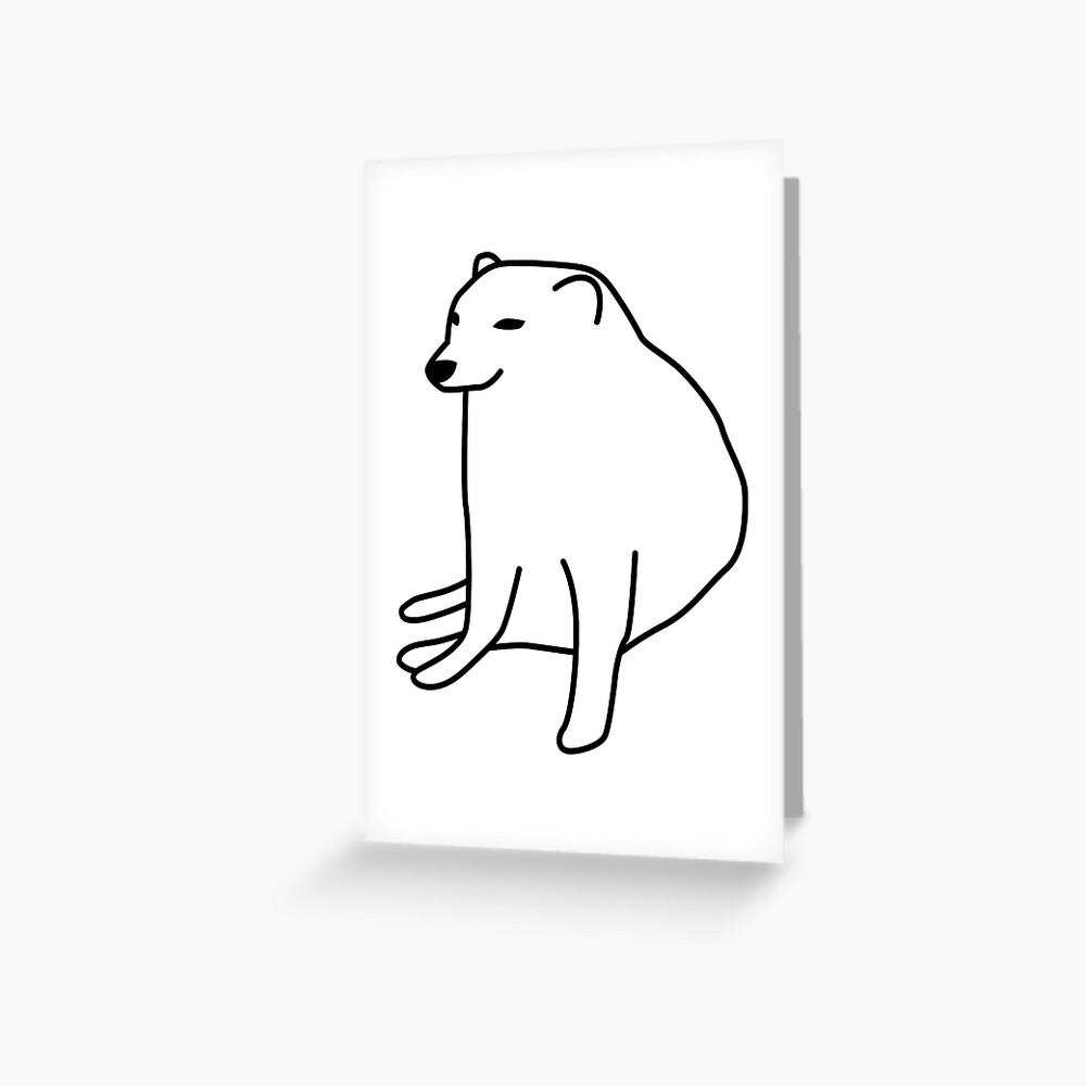 "Cheems Meme" Greeting Card for Sale by Kenriffeyoi | Redbubble