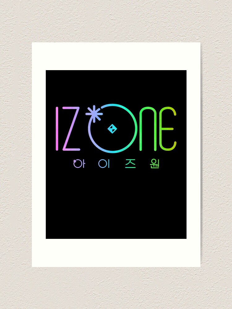 "Izone Logo" Art Print for Sale by hallyupunch | Redbubble