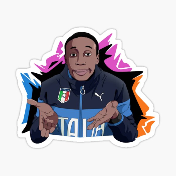 "Khaby Lame" Sticker for Sale by DJszarvas | Redbubble