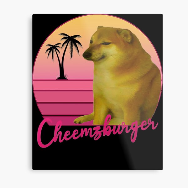 "Cheems Meme" Metal Print for Sale by Kenriffeyoi | Redbubble
