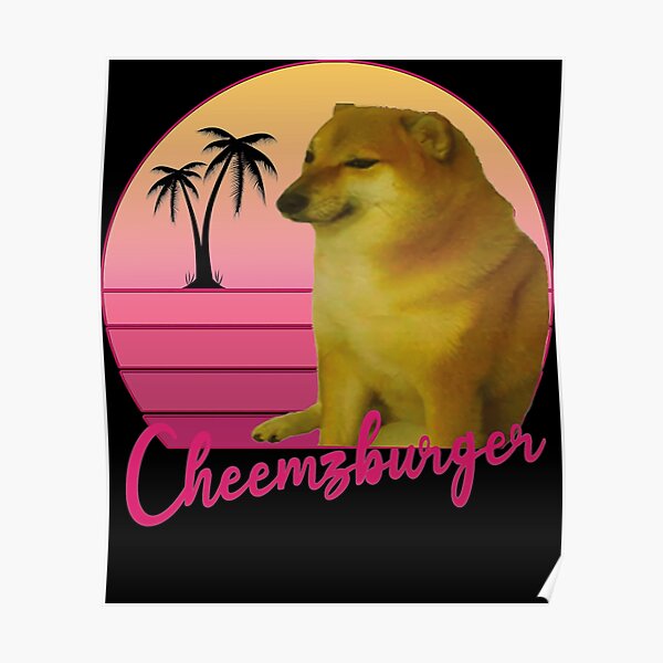 "Cheems Meme" Poster by Kenriffeyoi | Redbubble