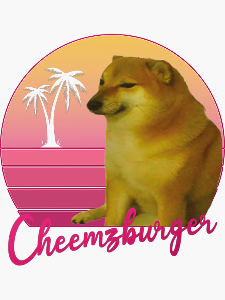 "Cheems Meme" Sticker for Sale by Kenriffeyoi | Redbubble