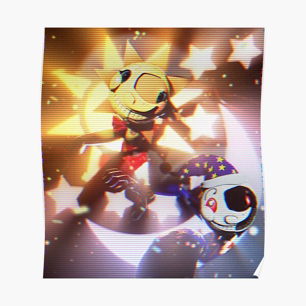 "FNAF Sunrise and Moondrop" Poster by GrandT-Designs | Redbubble