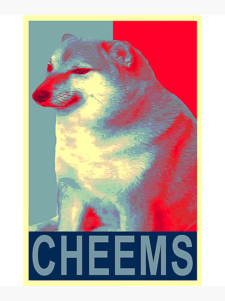 "Cheems Meme" Sticker for Sale by Kenriffeyoi | Redbubble