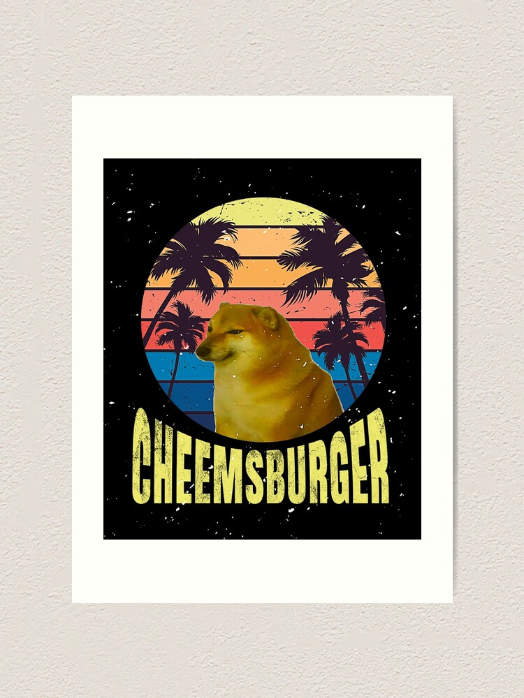 "Cheems Meme" Art Print by Kenriffeyoi | Redbubble